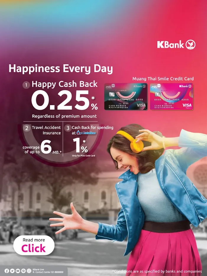 Pay Insurance Premiums with Muang Thai Smile Credit Card and Receive 0. ...