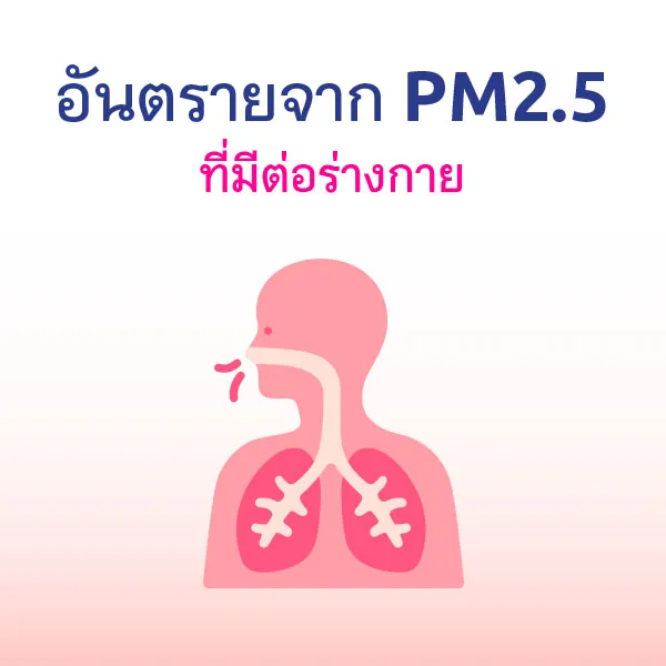 PM2.5 อันตรายต่อสุขภาพกว่าที่คิด